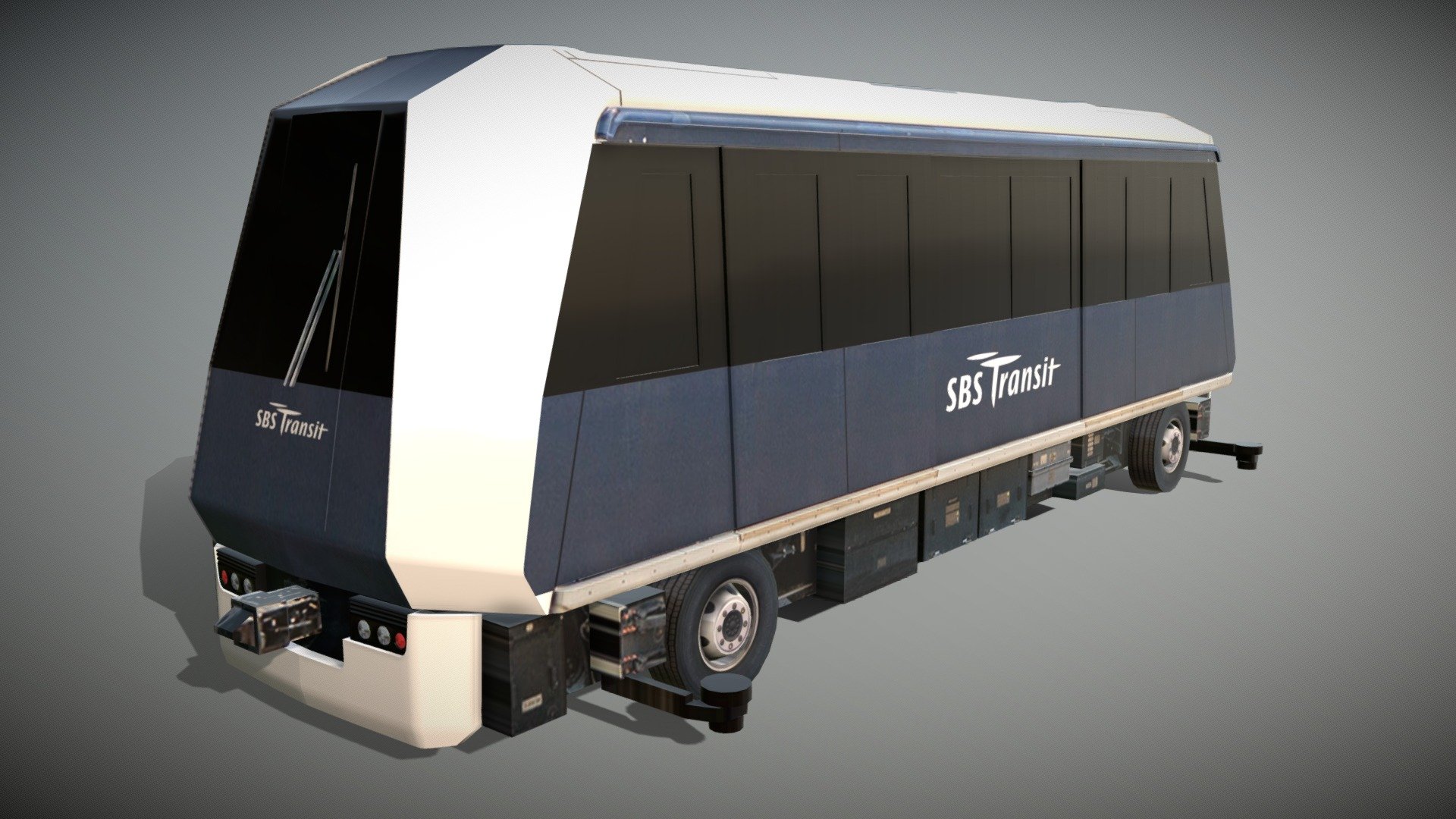 SBS Transit Mitsubishi Crystal Mover - Buy Royalty Free 3D model by ...