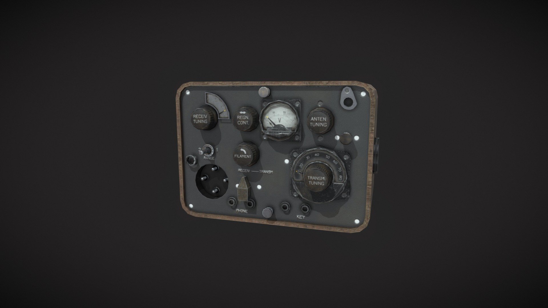 Radio signal reciever - 3D model by dograaman999 [4a0619d] - Sketchfab