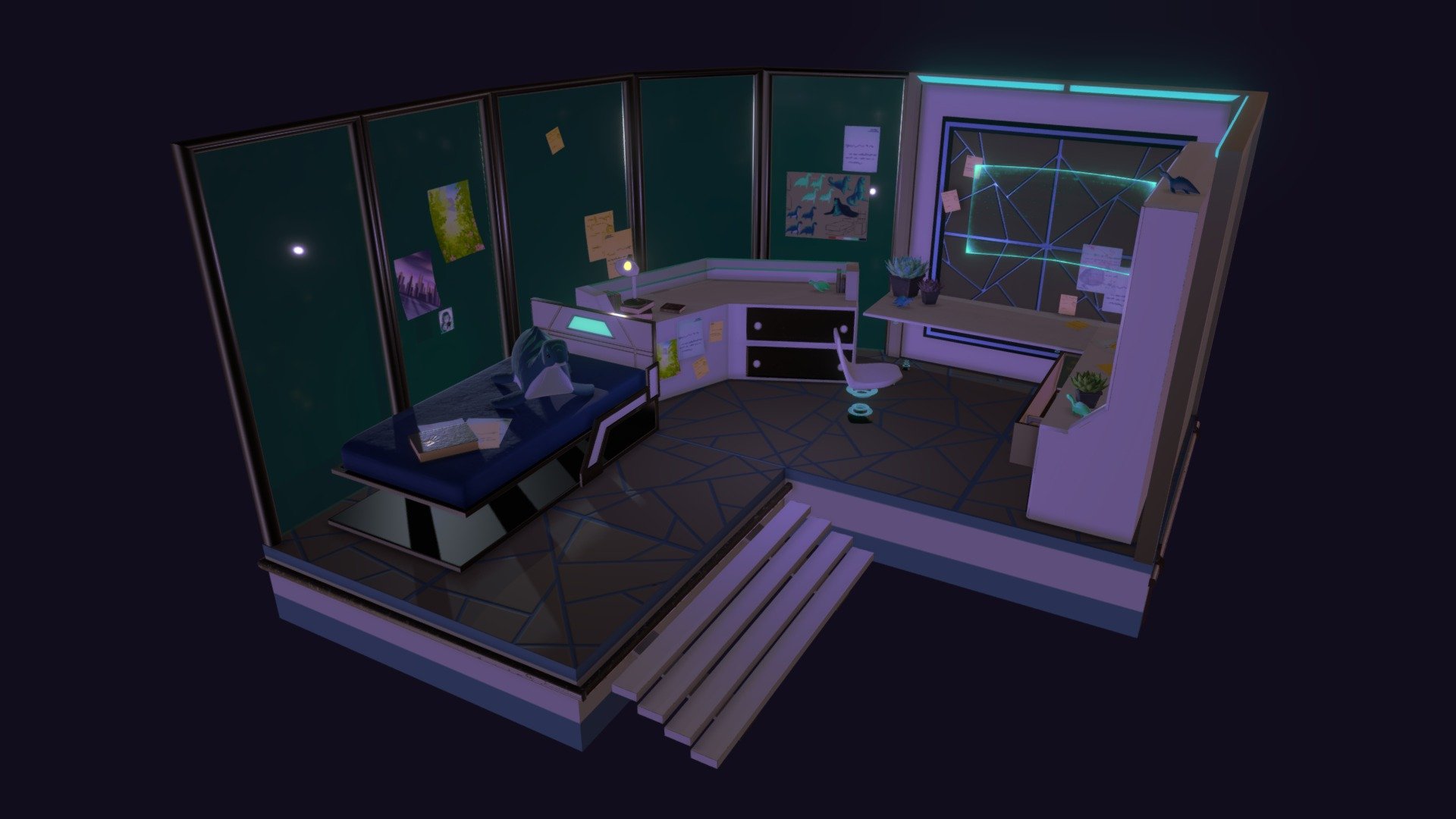 A_T_LA_S_ Cabin - 3D model by Robyn Clara (@robynclara) [4a07e5f ...