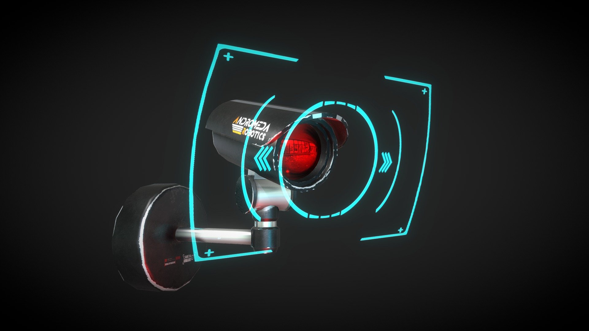 Sci-fi Surveillance Camera - 3D model by reizer [4a08793] - Sketchfab