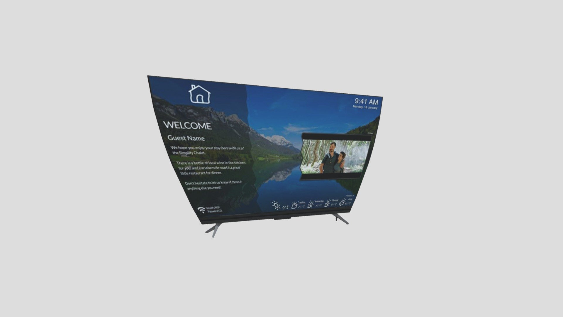 modern television - 3D model by christian.prison [4a08b8e] - Sketchfab