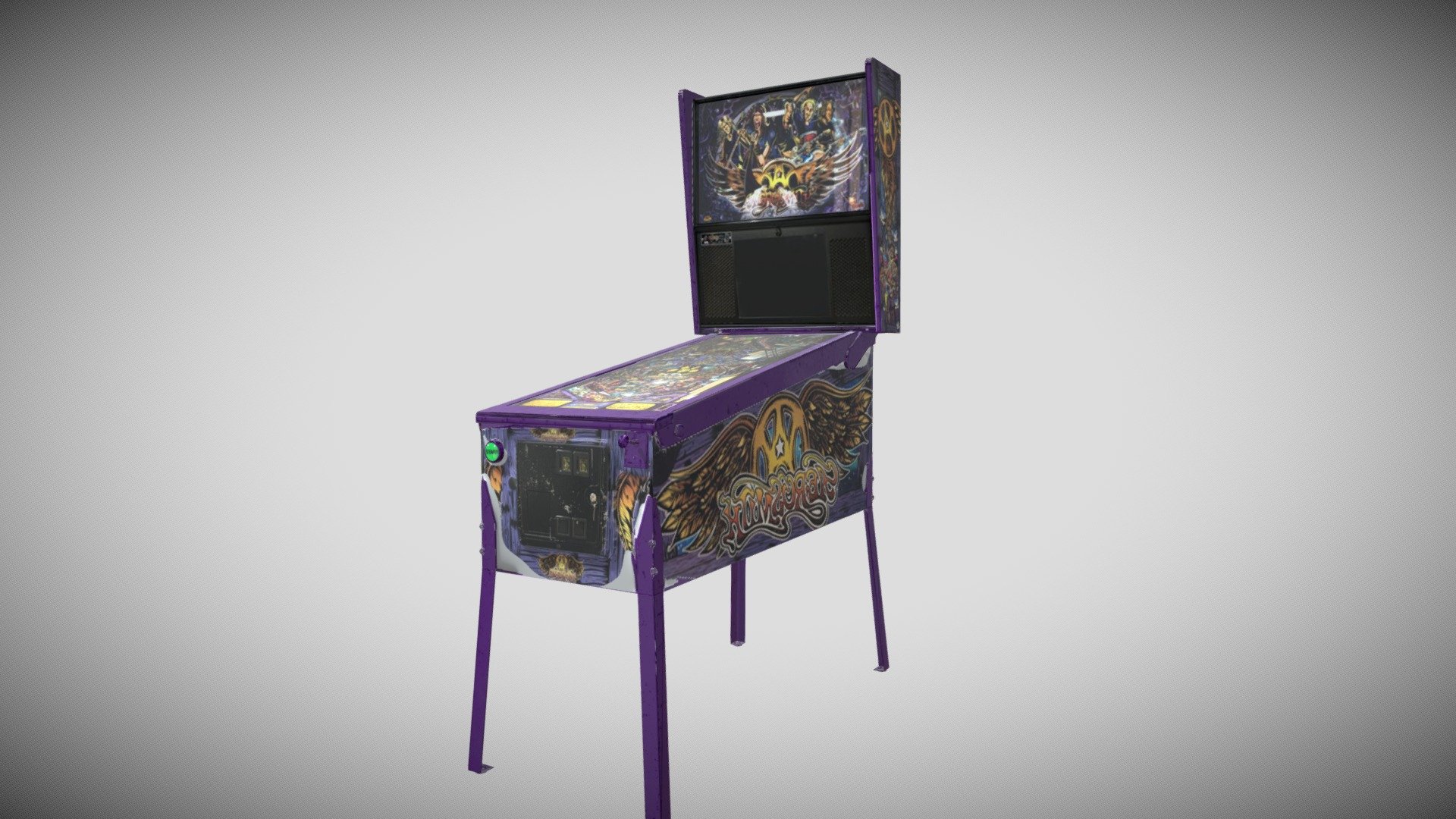 pinball machine - 3D model by Alxmont [4a099a1] - Sketchfab