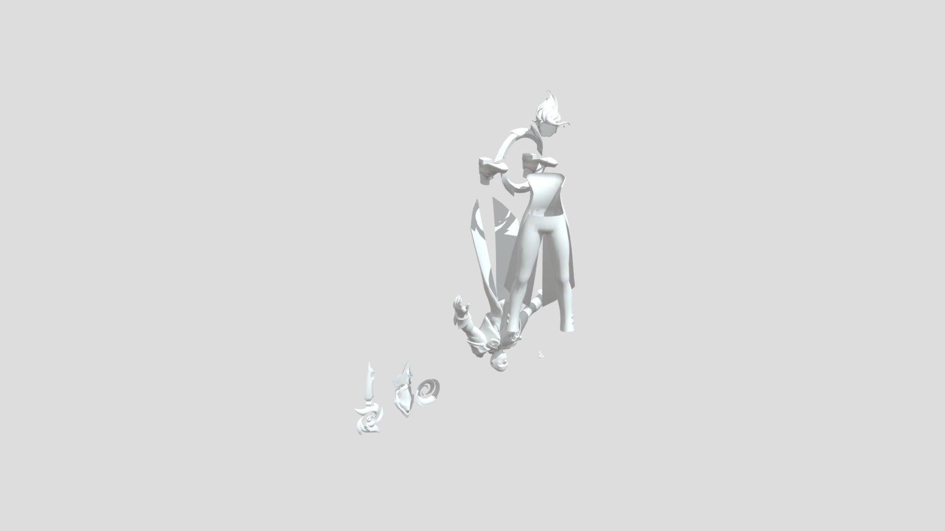 Hero_entropy_skin05_high_add (merge) - Download Free 3D model by ...
