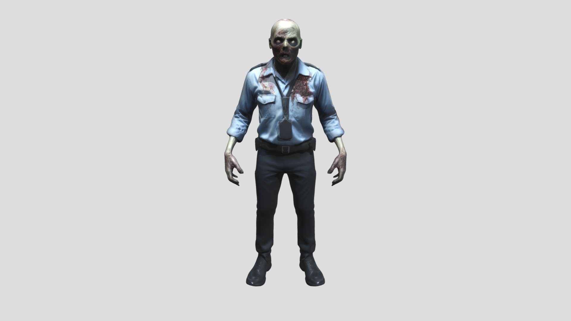 A security guard - 3D model by honungsbi8 [4a0c90e] - Sketchfab