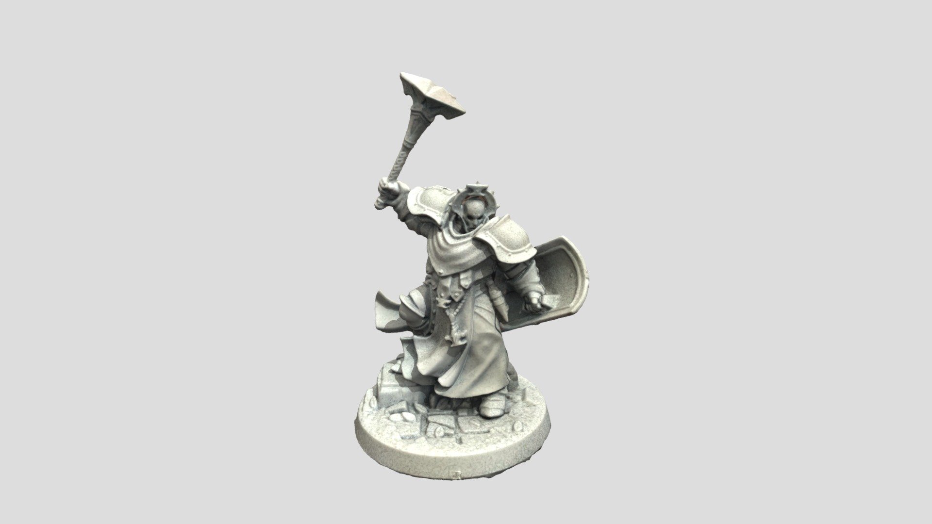 Warhammer Miniature (Primed) - 3D model by dlsounddesign [4a0e92d ...
