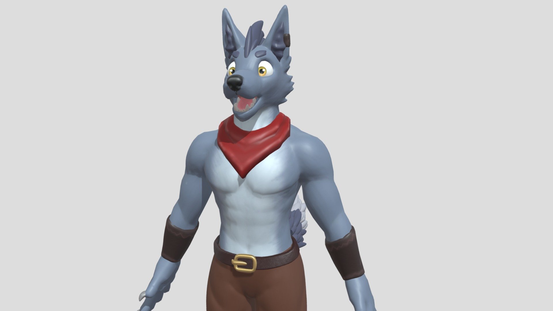 Rayler the wolfman - 3D model by wolfit12 [4a0f5ef] - Sketchfab