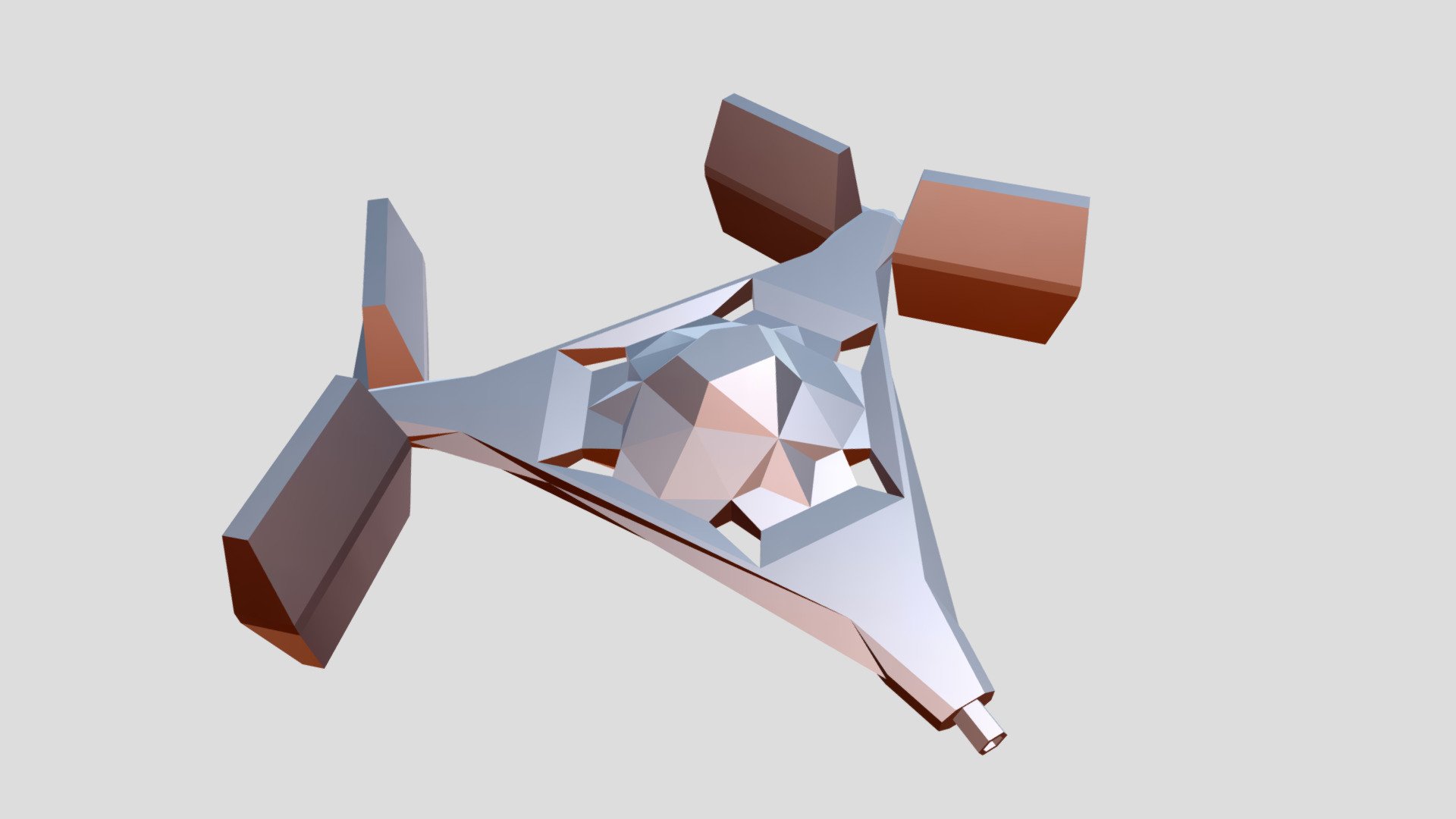 Quad Wing Fighter - Download Free 3D model by Trockk (@Timrockk ...