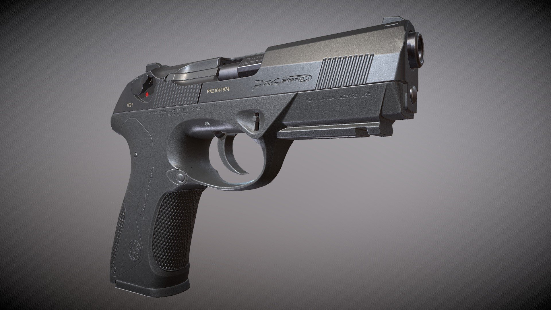 Beretta Px4 Storm - Buy Royalty Free 3D model by Wallerion [4a12d3c] - Sketchfab Store