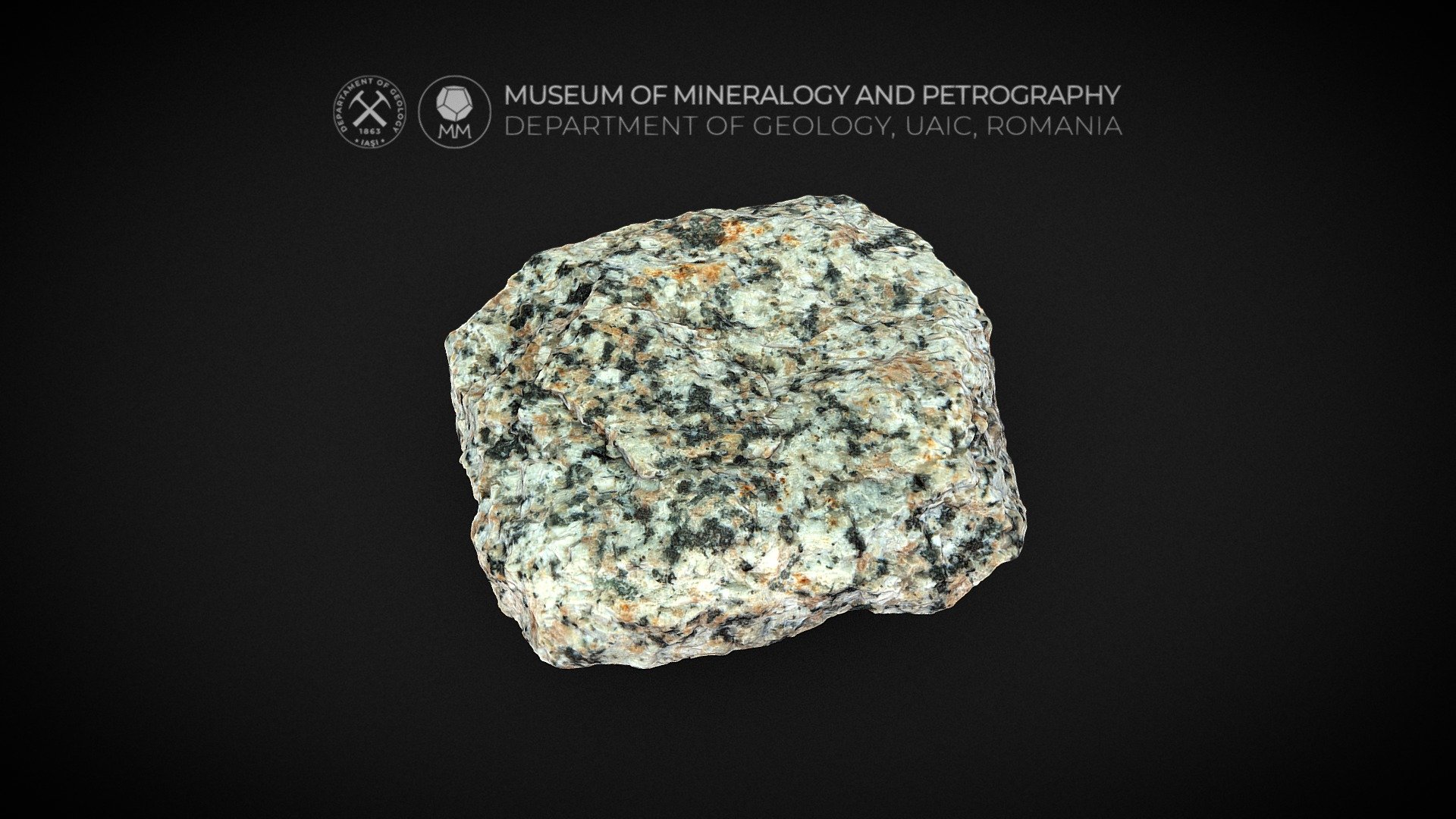 Granite (igneous rock) - 3D model by Museum of Mineralogy and ...