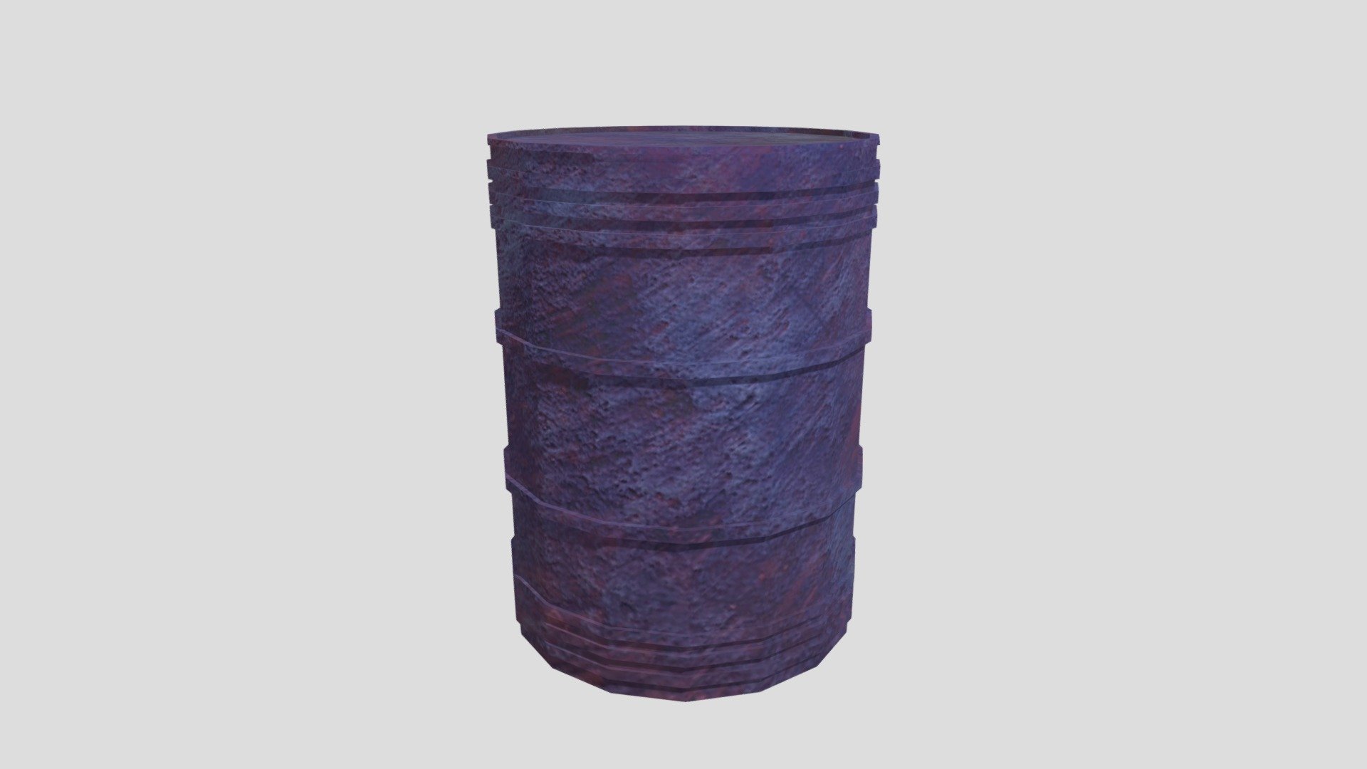 Metal Barrel - 3D model by CTM05 [4a16c7f] - Sketchfab