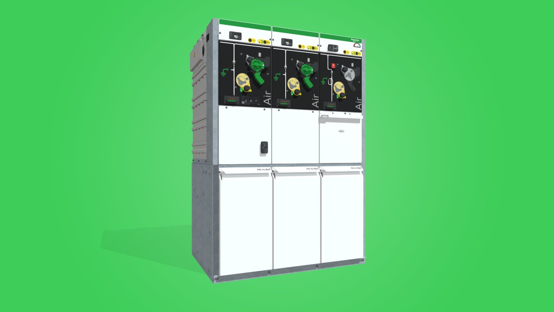 RM AirSeT Active Plus - 3D model by Schneider Electric [4a16ce4] - Sketchfab