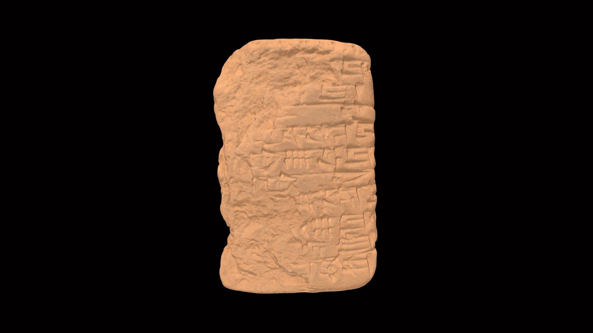 Cuneiform Tablet HMANE1899.2.119 - 3D model by Harvard Museum of the ...
