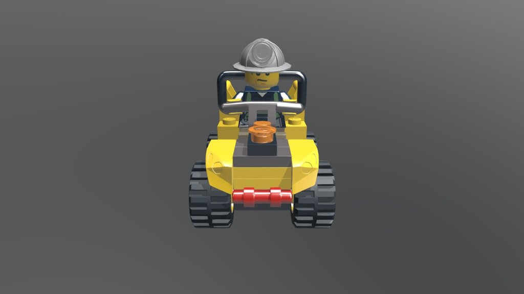 Lego City 30152 Mining Quad - 3D model by kambur [4a19da7] - Sketchfab