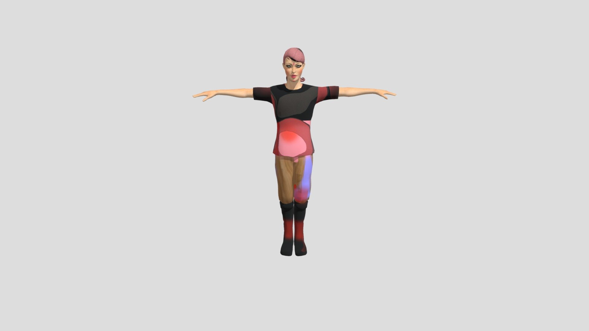Beautiful Girl rigged fbx www.free-3ds.com - Download Free 3D model by ...