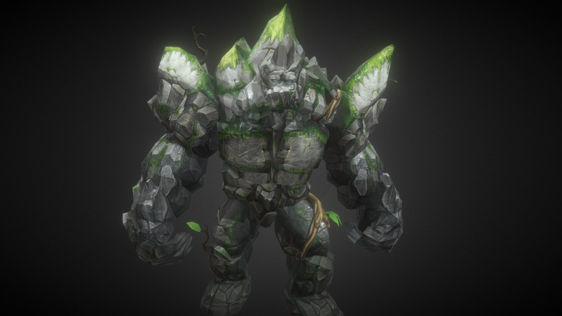 Golem de Piedra - 3D model by Alex S (@Alex.Moya) [4a1a672] - Sketchfab