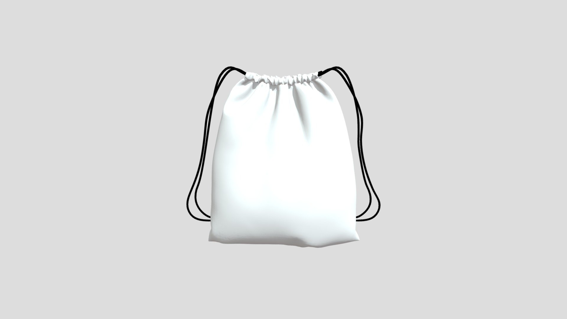 Drawstring Bag - 3D model by Filippo.Pugliese [4a1ca7c] - Sketchfab