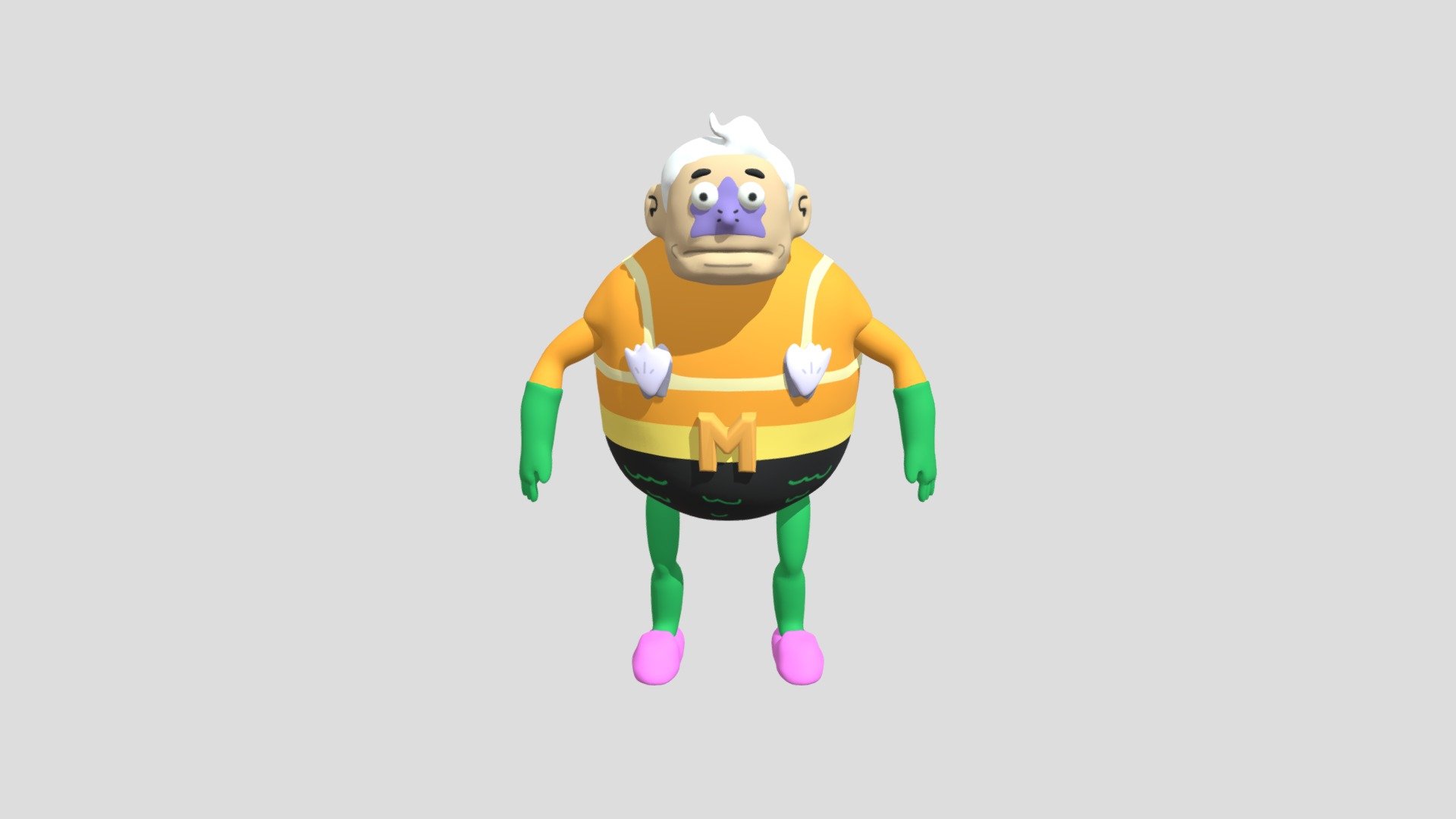 Mermaid Man - 3D model by Princec [4a1eae1] - Sketchfab