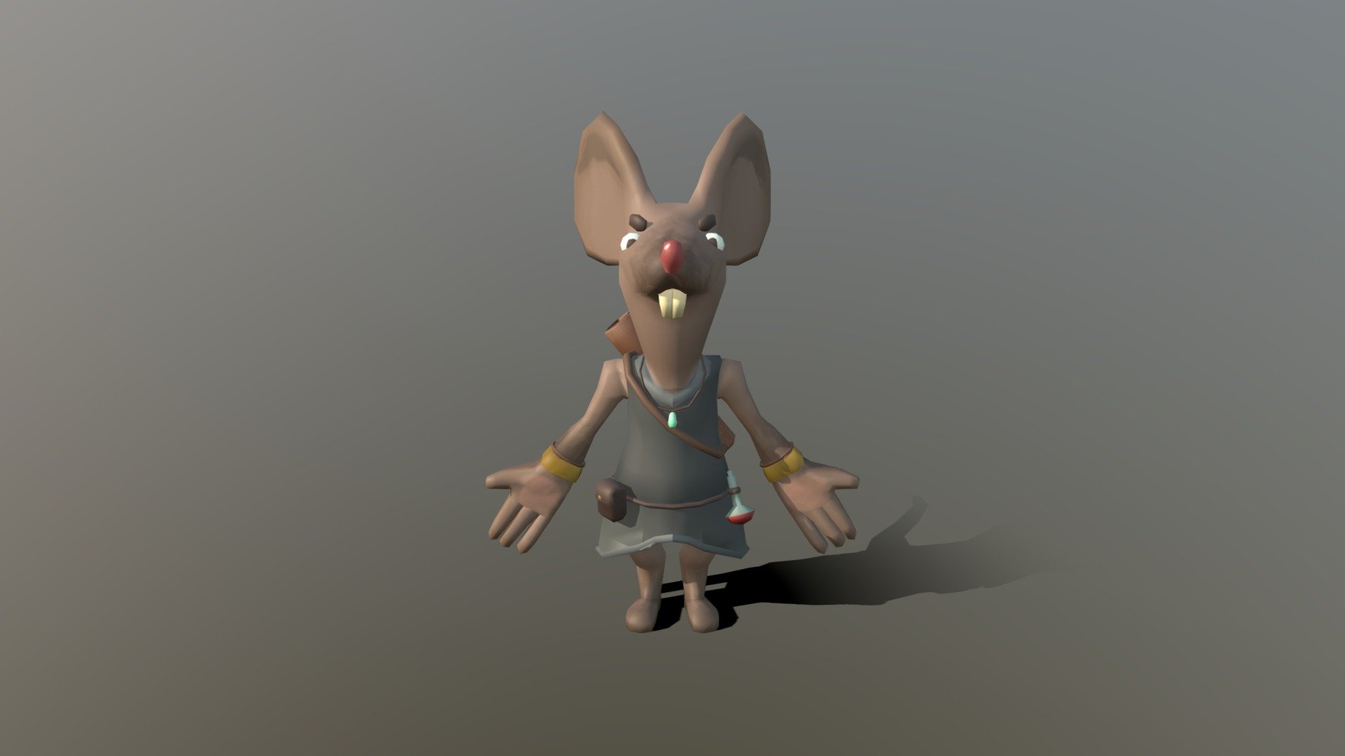 Archer Rat - 3D model by Ericmuriel [4a1ed5b] - Sketchfab
