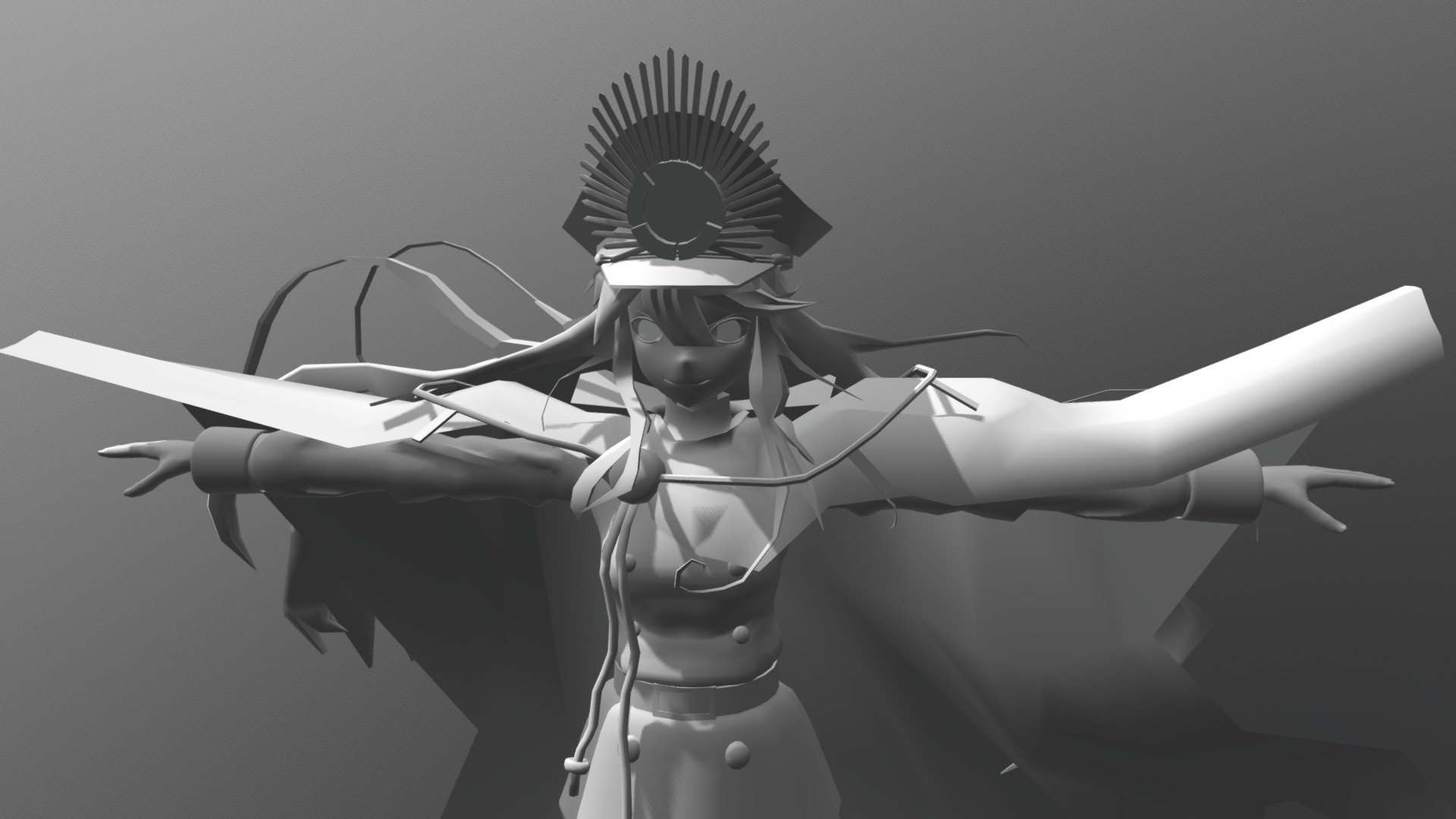FGO 織田信長(Oda Nobunaga) WIP - 3D model by Haturatu [4a1eeea] - Sketchfab