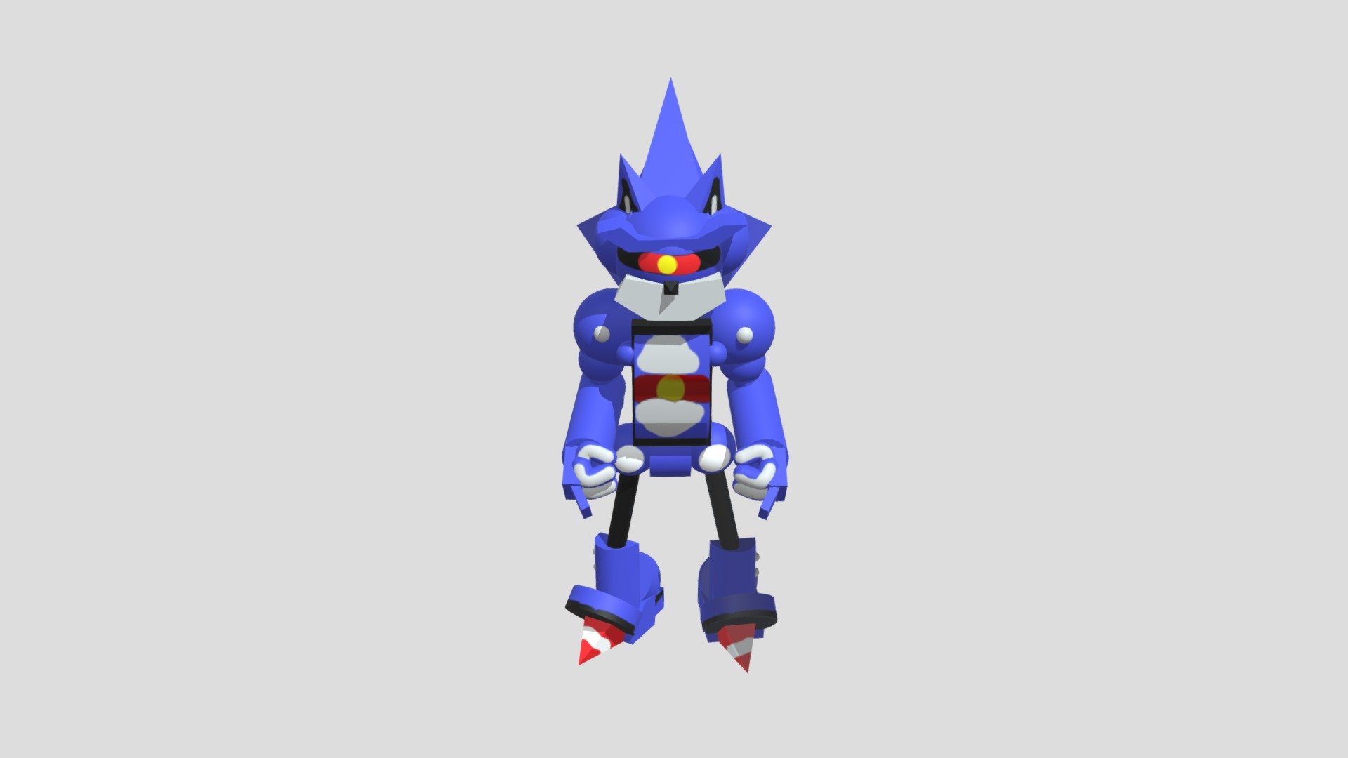Mecha Sonic HD 3d Model - Download Free 3D model by AALSA [4a2040d ...