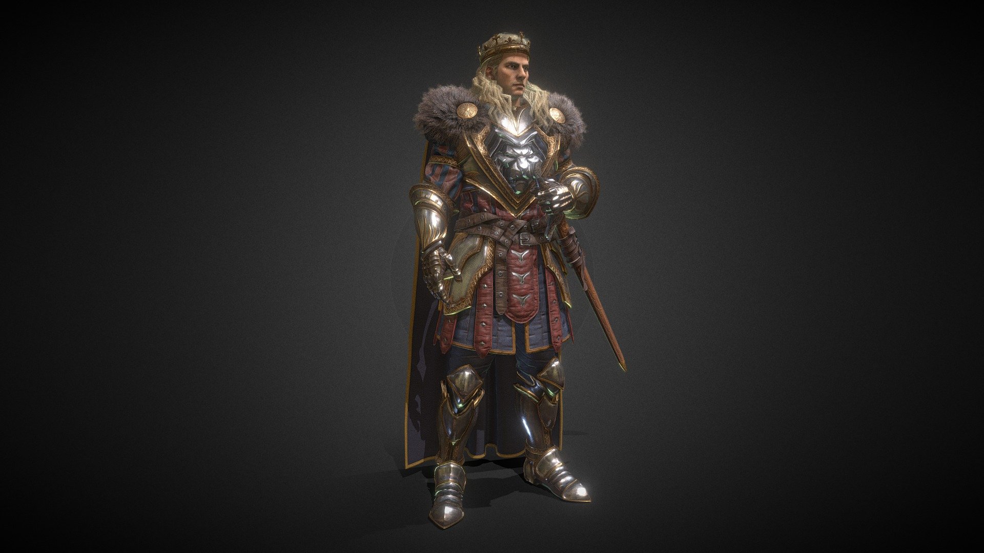 KING - 3D model by zhaojian30258861 [4a20b2e] - Sketchfab