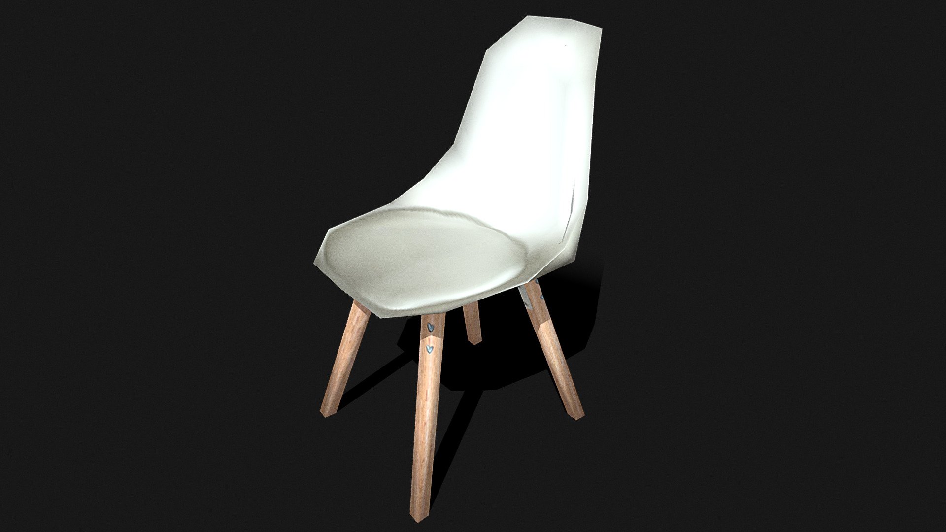 🪑modern dining chair low poly🪑 - Download Free 3D model by gulvtaepper ...