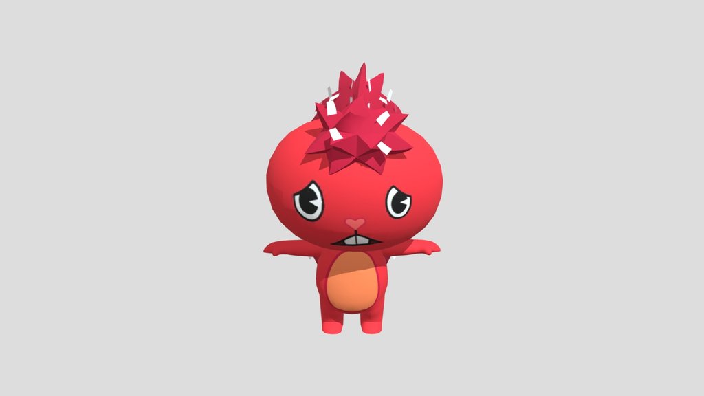 happy tree friend - A 3D model collection by nyan cat (@598642) - Sketchfab