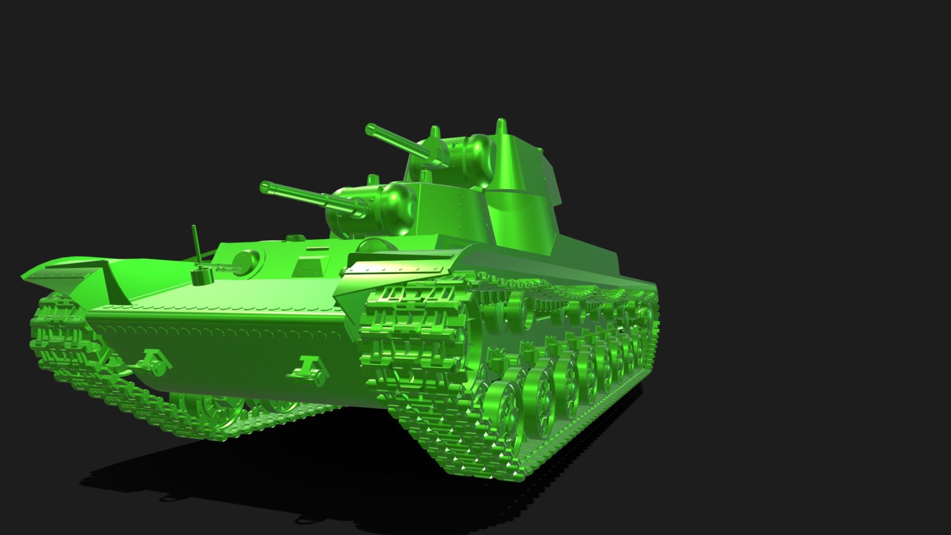 Tank SMK ww2 - Download Free 3D model by LM3D (@lm9241221) [4a26c7e ...