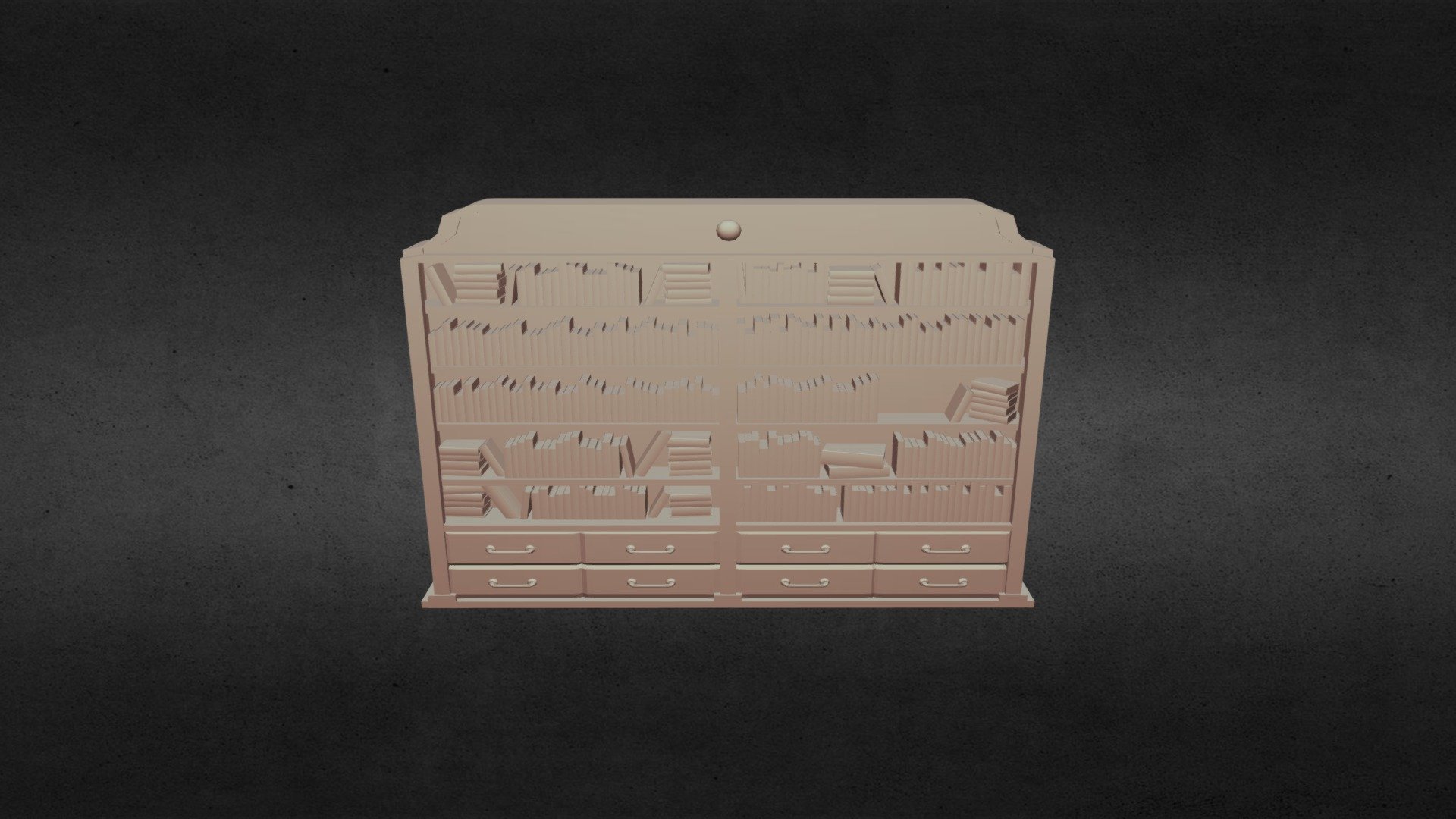 Bookshelf - Buy Royalty Free 3D model by Dubitatio_wo [4a2866a ...