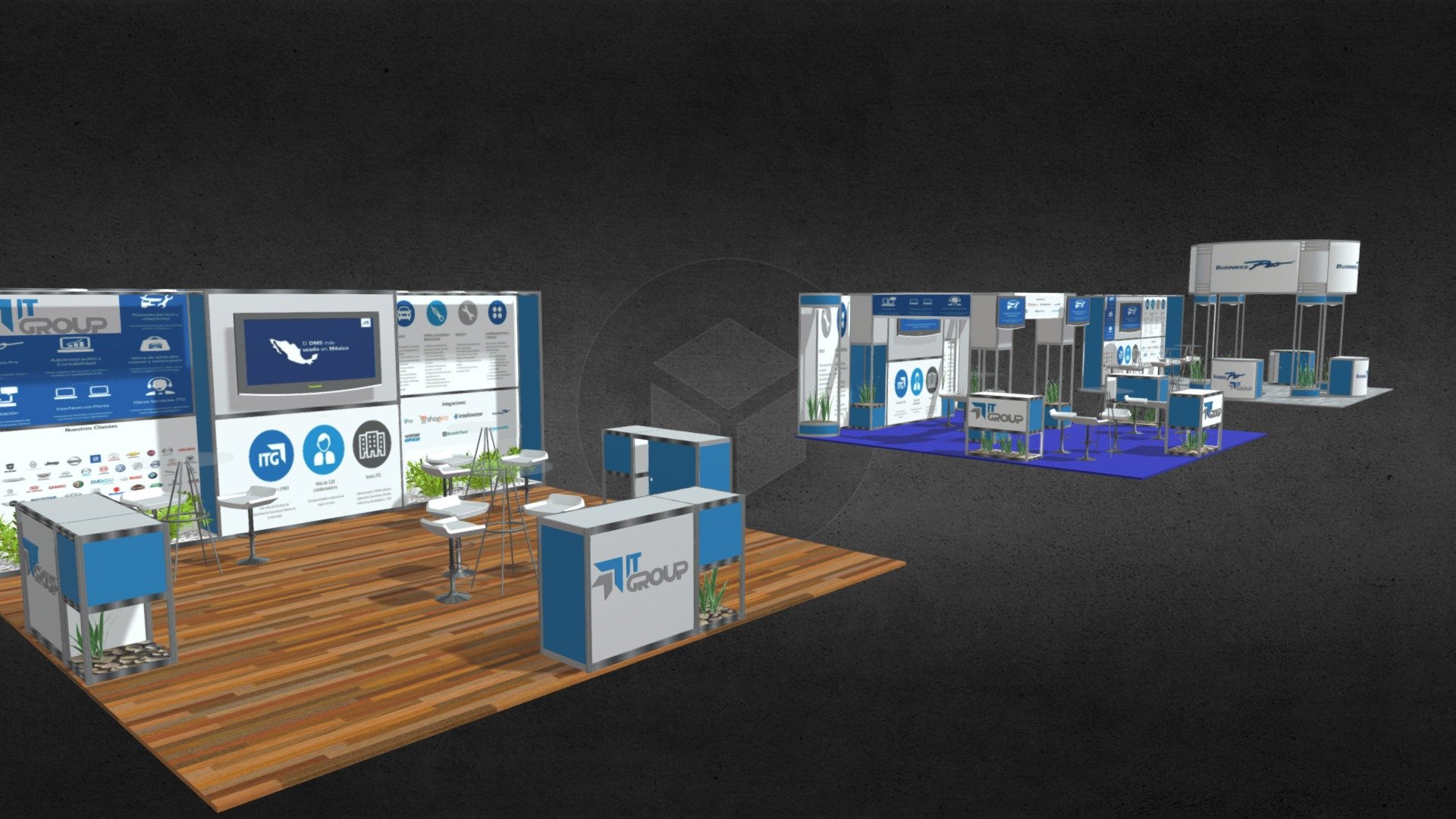 BUSINESS PRO - 3D model by espaciosyexhibicion [4a2c337] - Sketchfab