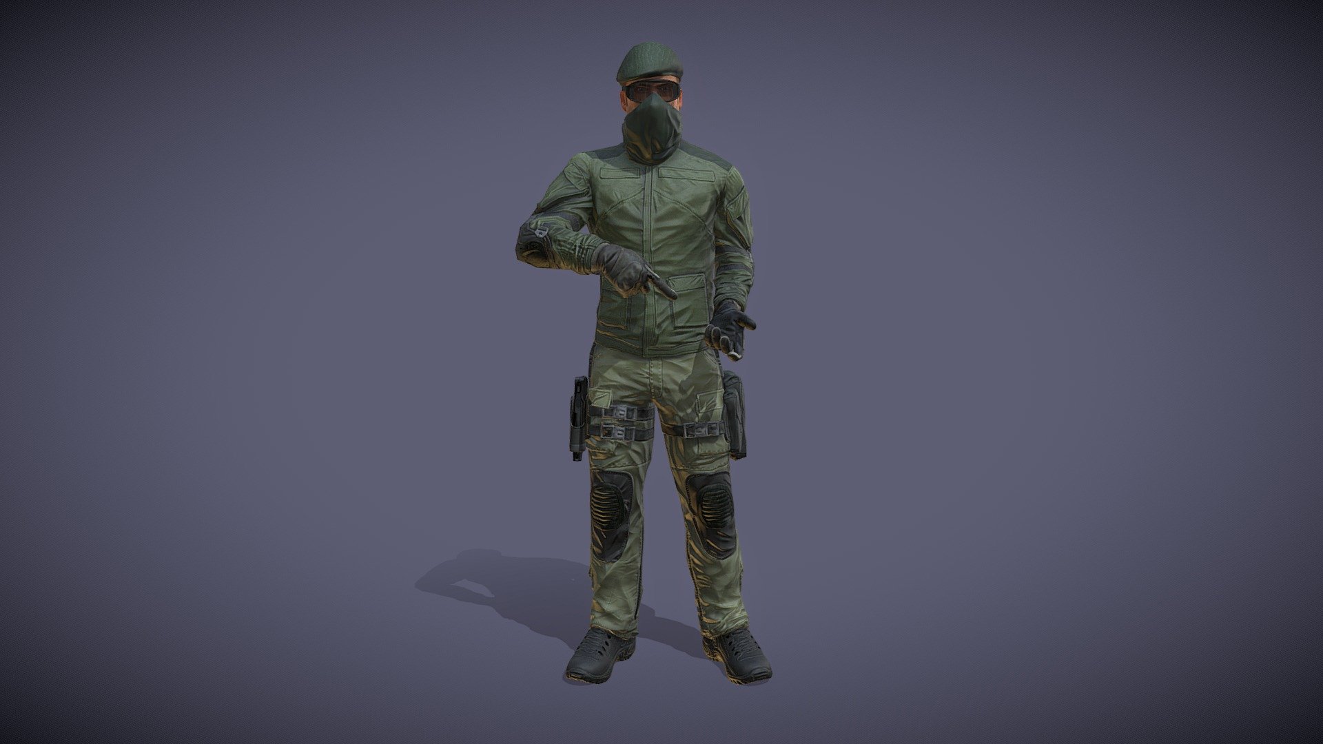 Army Soldier 2 - Buy Royalty Free 3D model by Hitoshi Matsui (@hitoshi ...