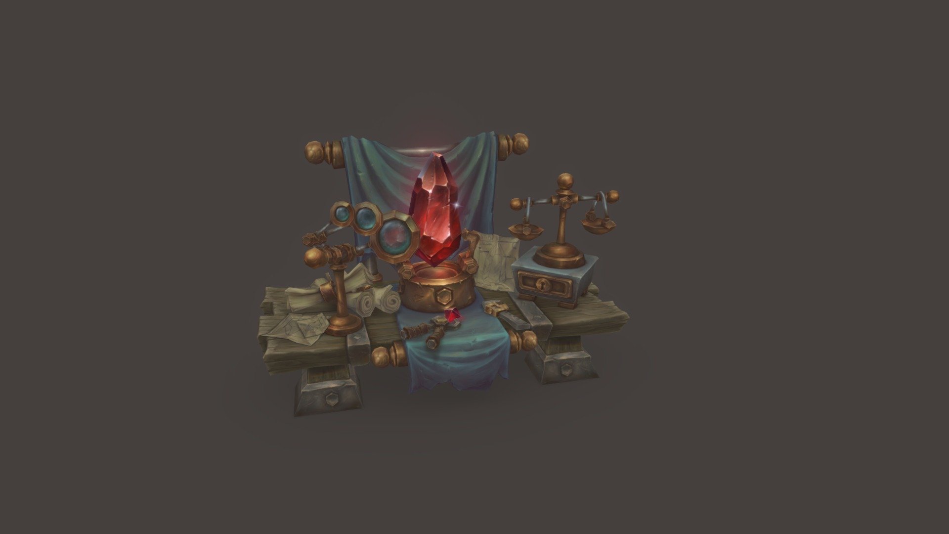 Jewelry Crafting Table -World of Warcraft FanArt - 3D model by max8320 ...