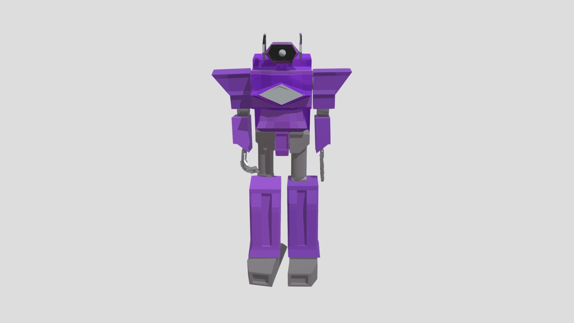 Robot Model 360 (Shockwave) - 3D model by FoxWithABrush [4a2d0bd ...