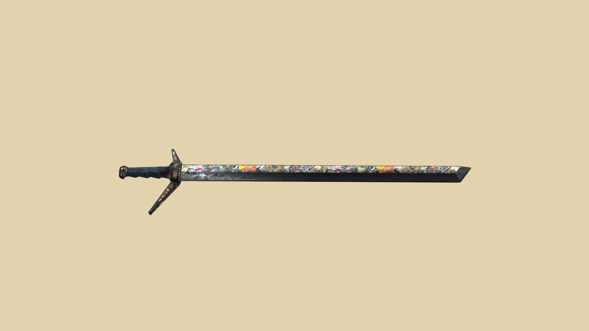 Rubber sword - 3D model by Shportgaman [4a2e738] - Sketchfab