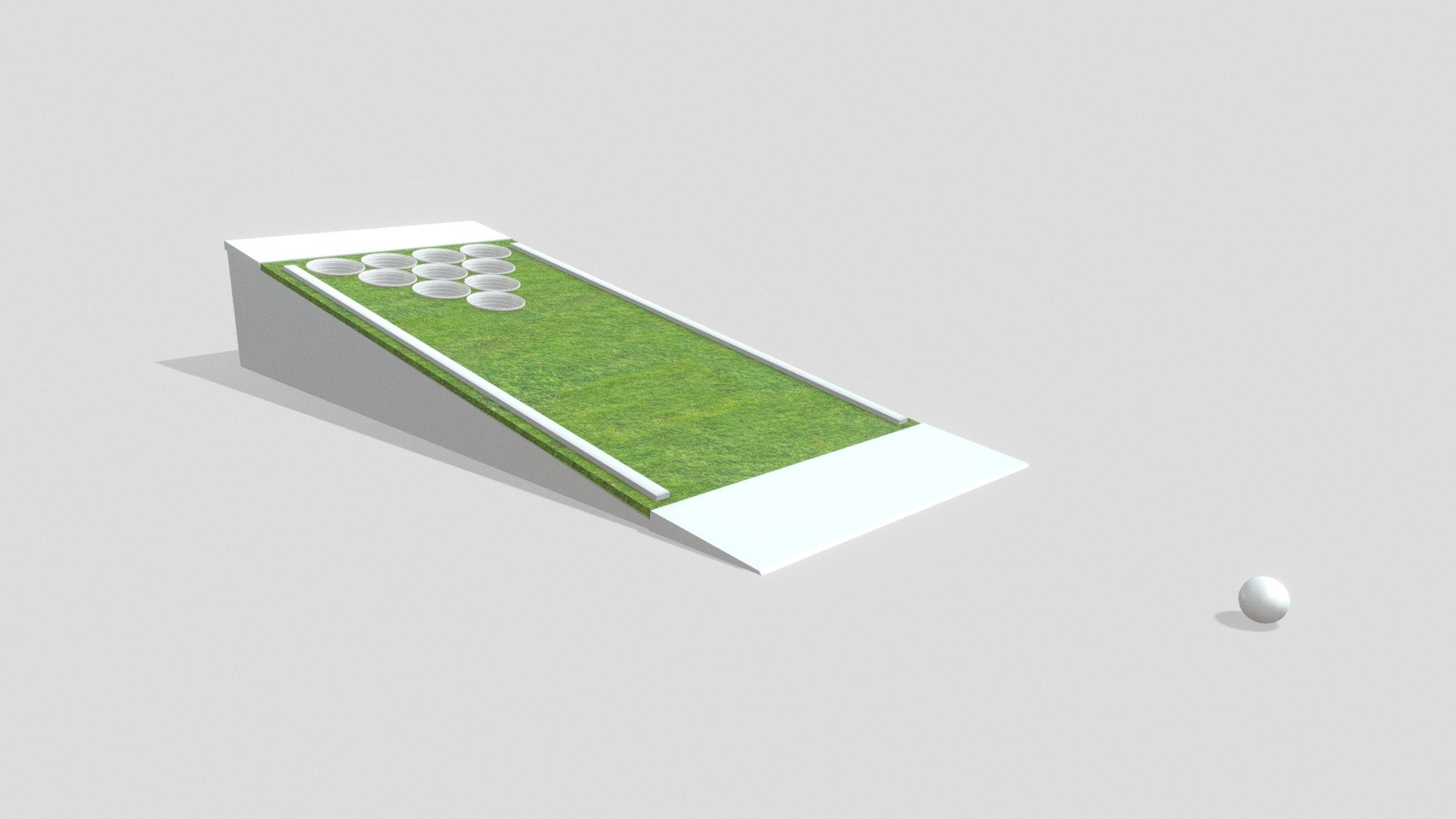 Beer Pong Golf - Buy Royalty Free 3D model by CGBee (@cg.bee) [4a2f72c] - Sketchfab Store