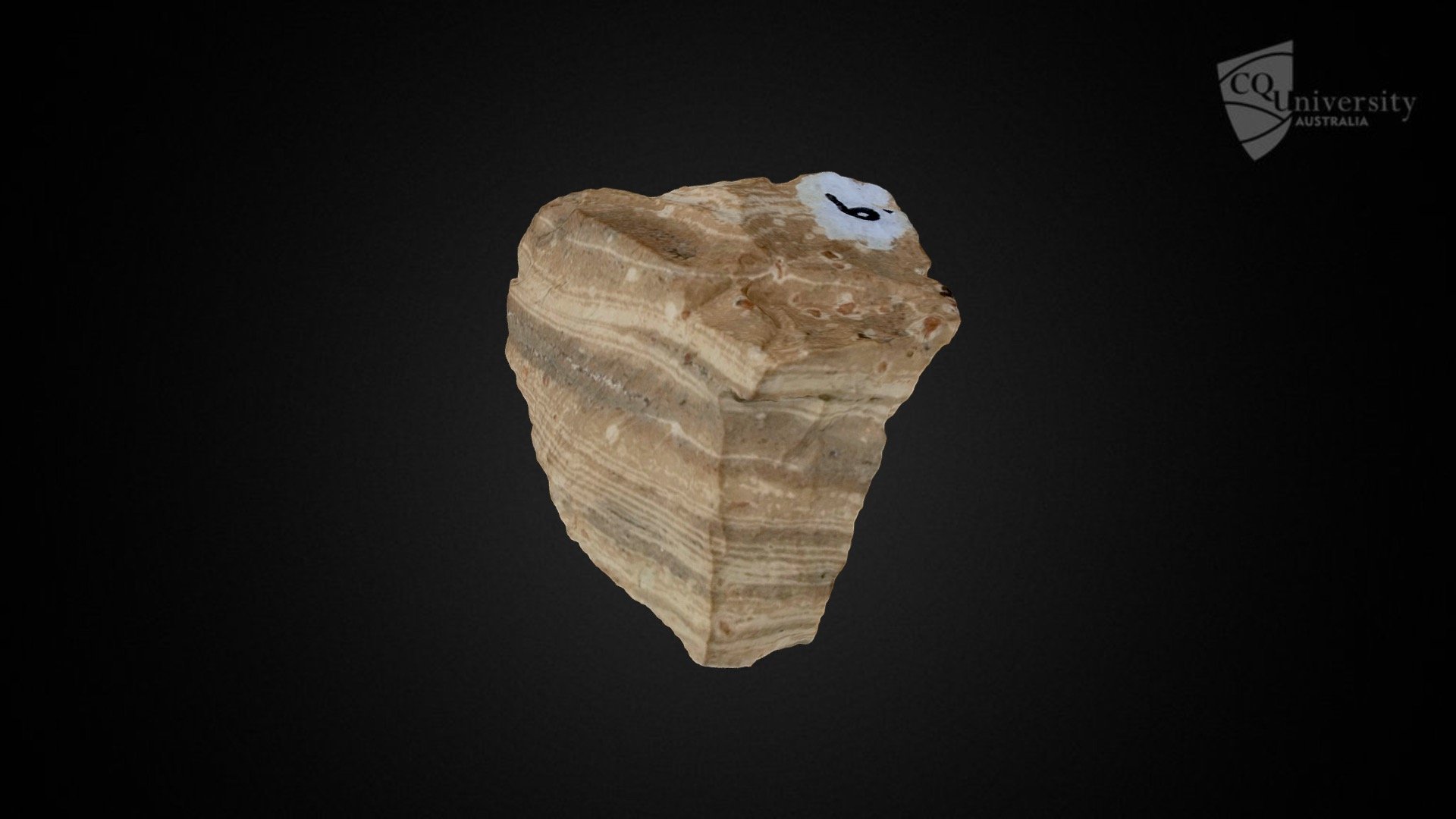 R6 Rhyolite (banded) - 3D model by CQUniversity Australia [4a314af ...