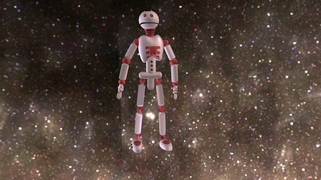 Red Robot - Download Free 3D model by ivanrighi [4a319f7] - Sketchfab