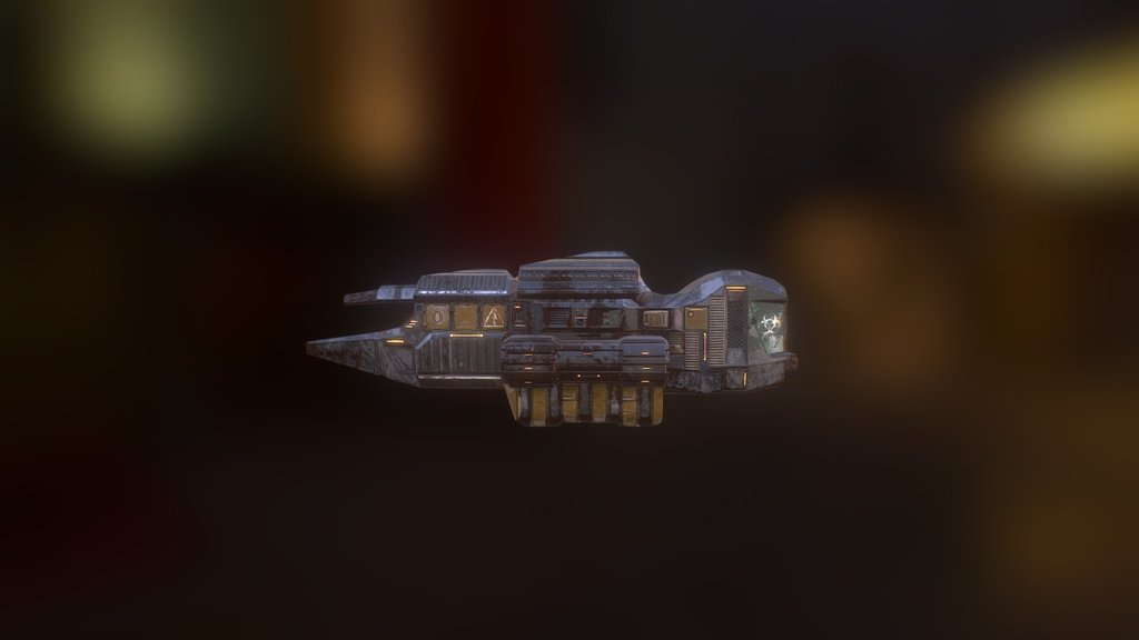 Space Train 01 - 3D model by Gabriel HANNA (@gahb) [4a32081] - Sketchfab