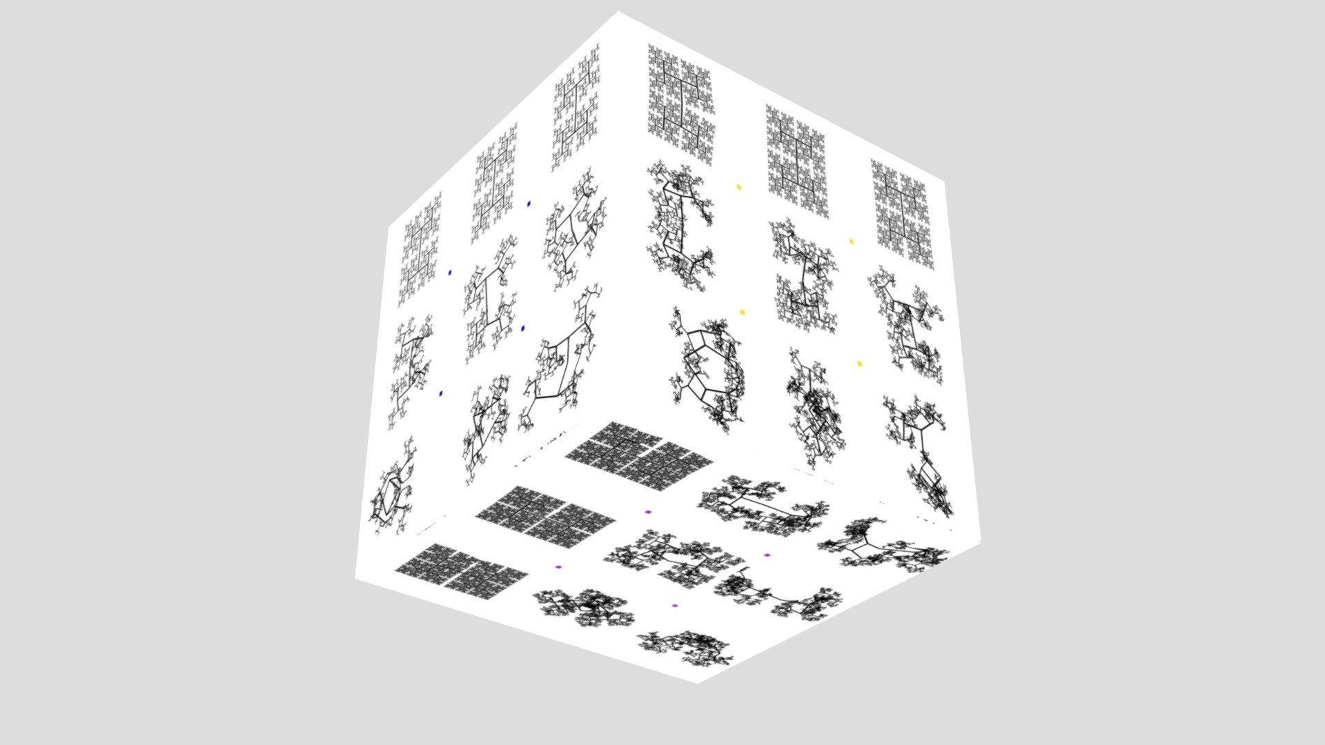 cube of fractal patterns - 3D model by JZANKER [4a33d8c] - Sketchfab