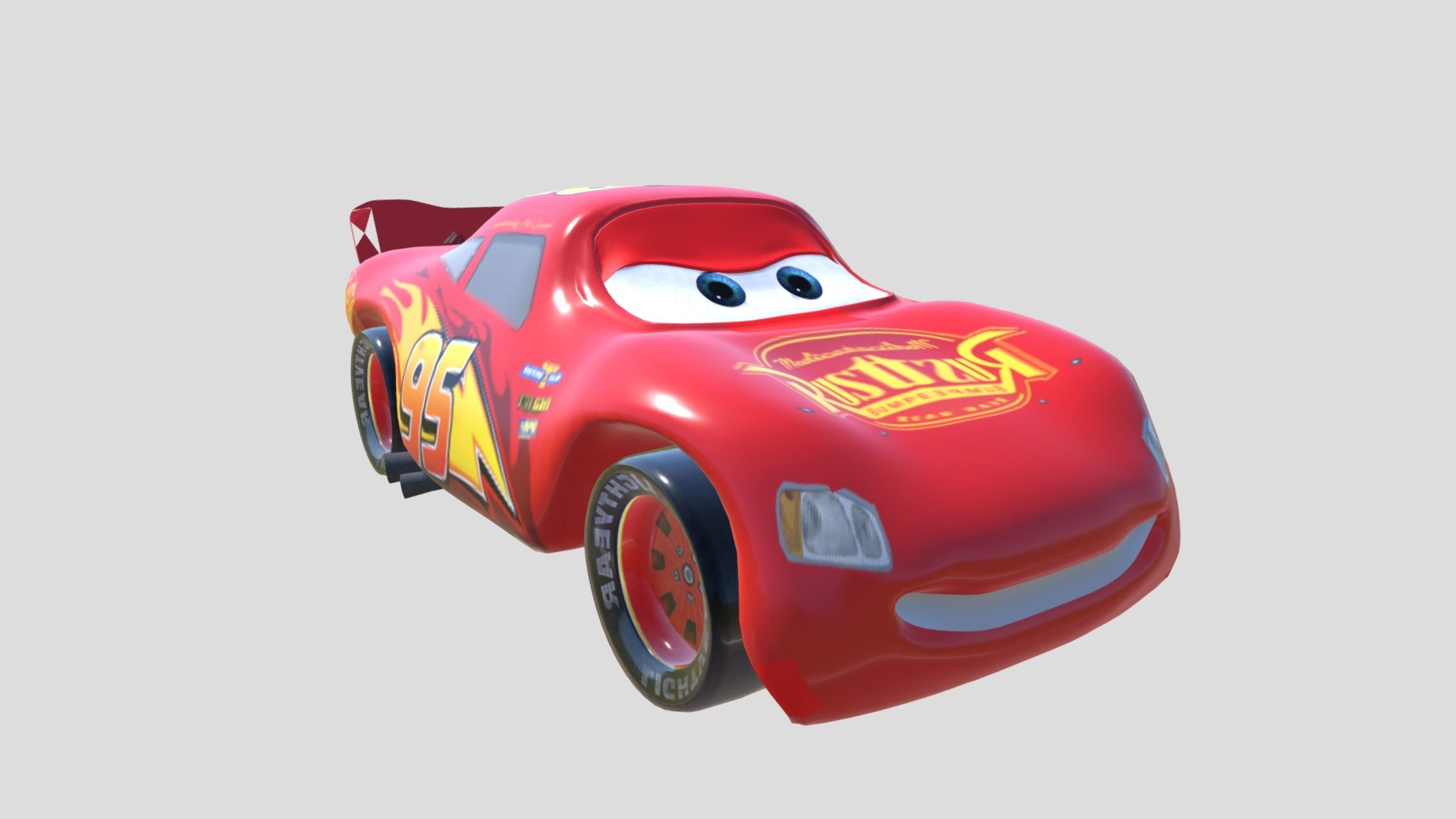 FlashMcQueen - from Disney Pixar Cars - 3D model by faustin38 [4a348b1 ...