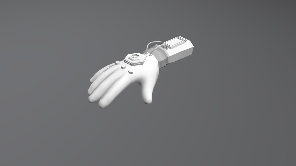 Block Wave Gloves - 3D model by candyquach [4a35b2d] - Sketchfab