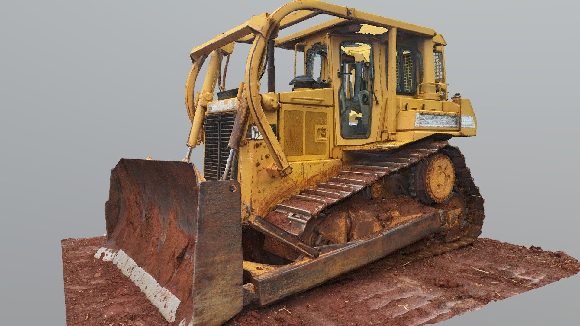 Caterpillar D6R Crawler Dozer - Buy Royalty Free 3D model by ...