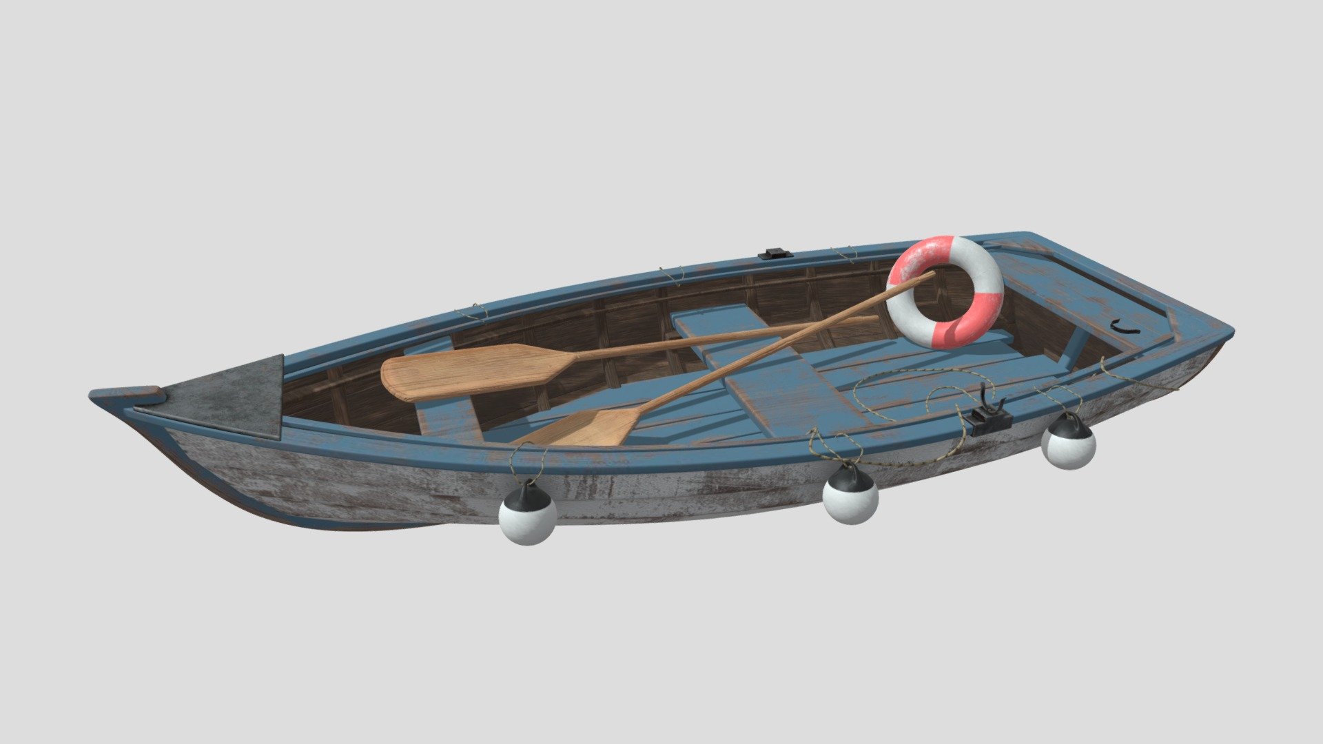 Paddle Boat - 3D Model with Textures - 3D model by Immanuvel S ...