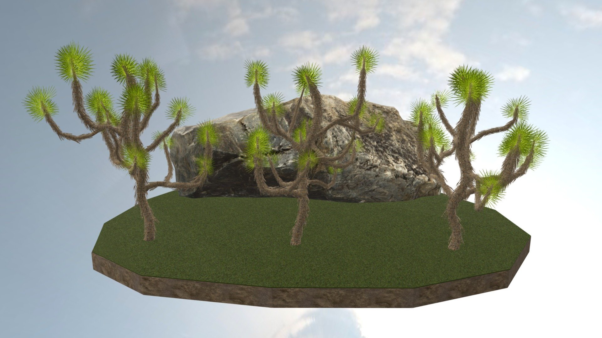 Joshua Trees FREE Low Poly - Download Free 3D model by LordSamueliSolo ...