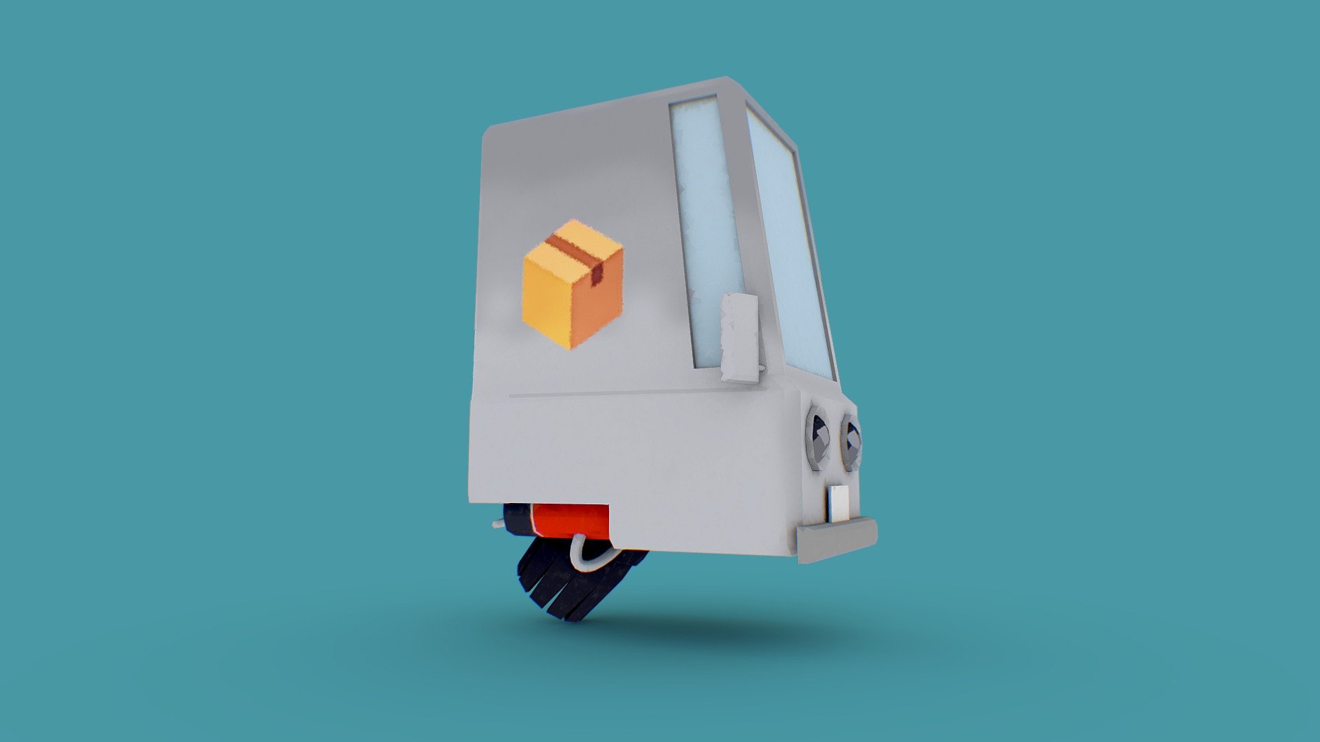 Low Poly Stylized Box Car - Buy Royalty Free 3D model by Anggo Ari ...