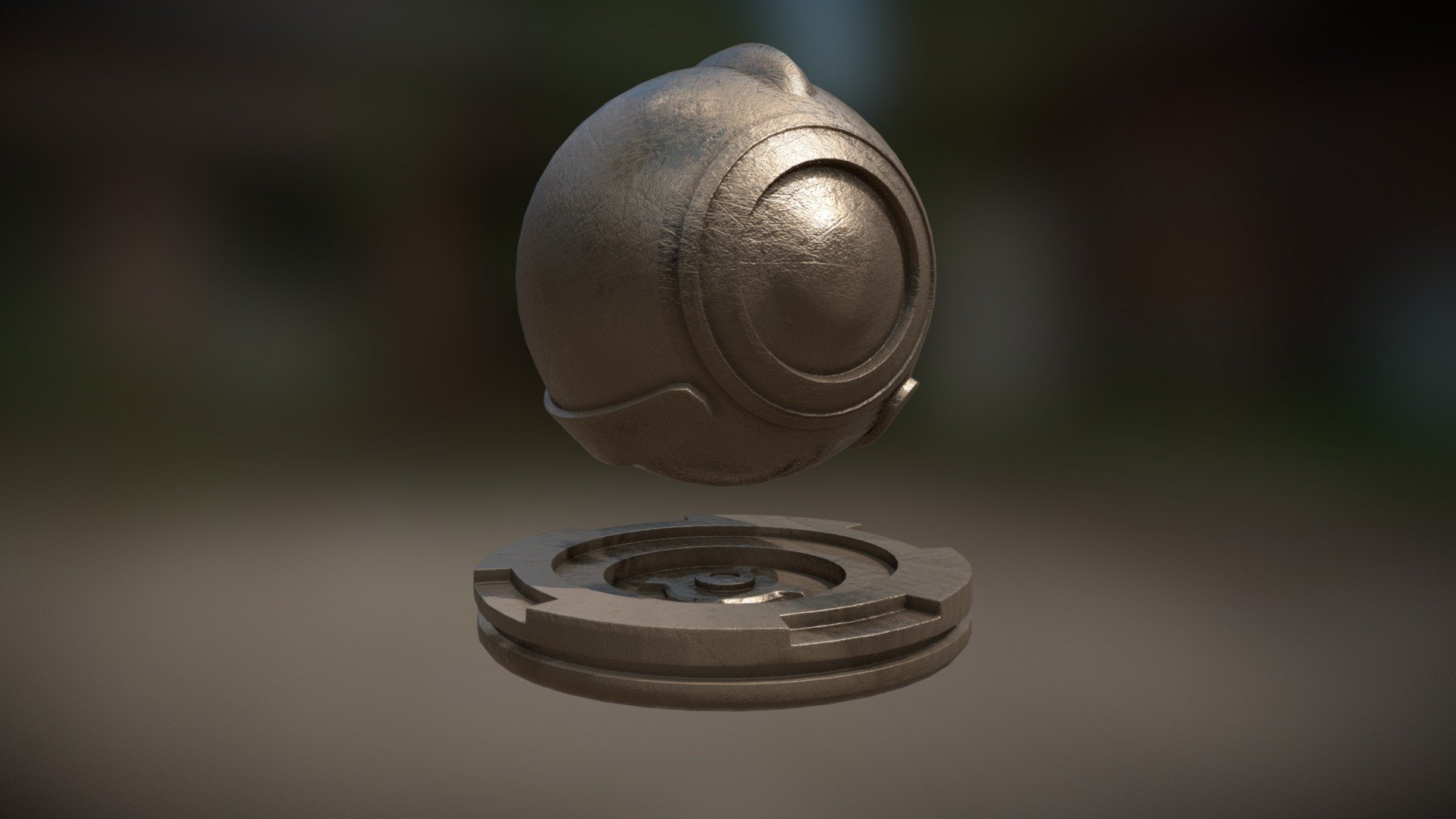 Floating Eye (Metal) - 3D model by sortan [4a3a3ce] - Sketchfab