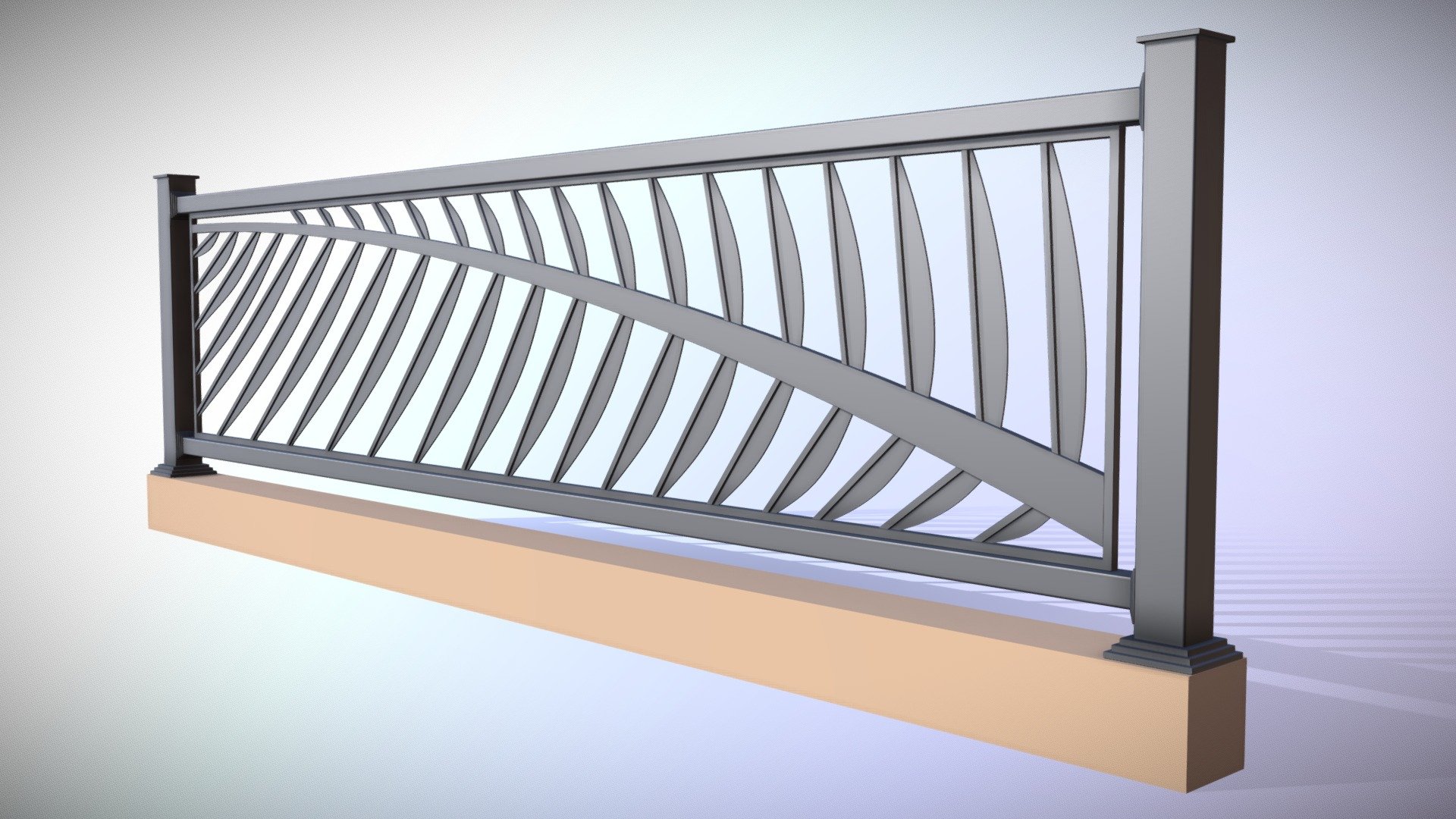 Pavel Railing - 3D model by mgkovka [4a3ae38] - Sketchfab