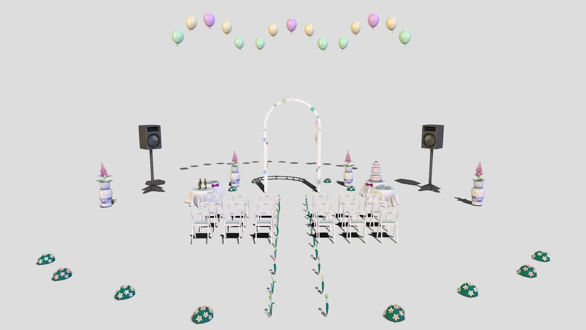 Wedding Scene - 3D model by lewis_drummerr (@lewis_spalato) [4a3c7ea ...