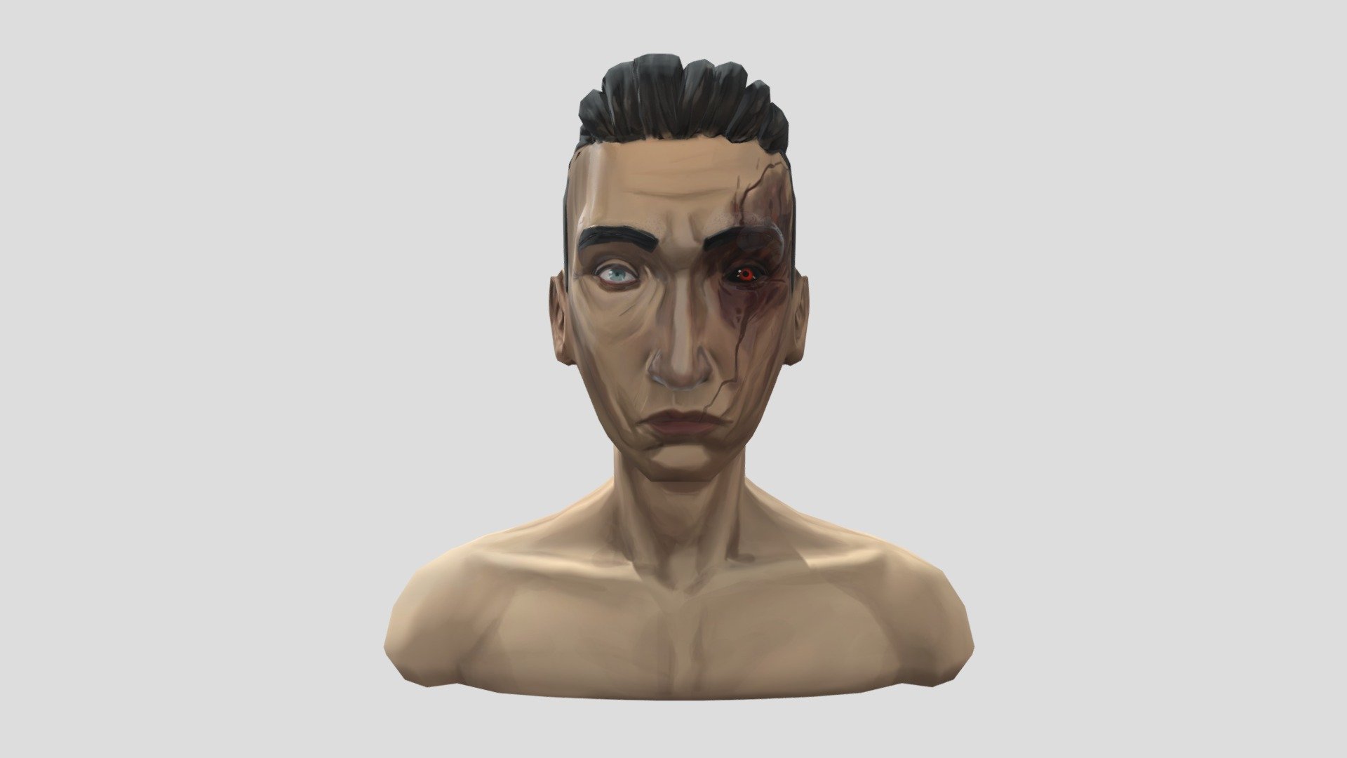 Head Bust - 3D model by J (@AnnW) [4a3d56c] - Sketchfab
