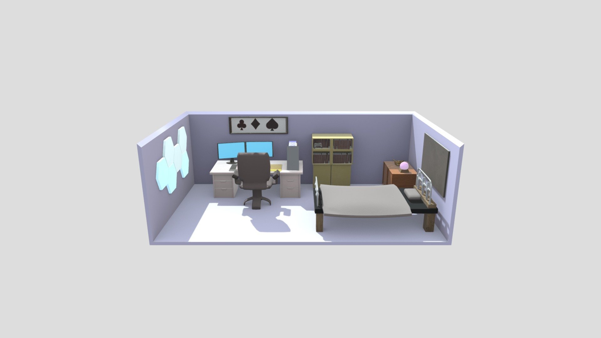 a 3d environment room - 3D model by huiyue1933 [4a3e660] - Sketchfab